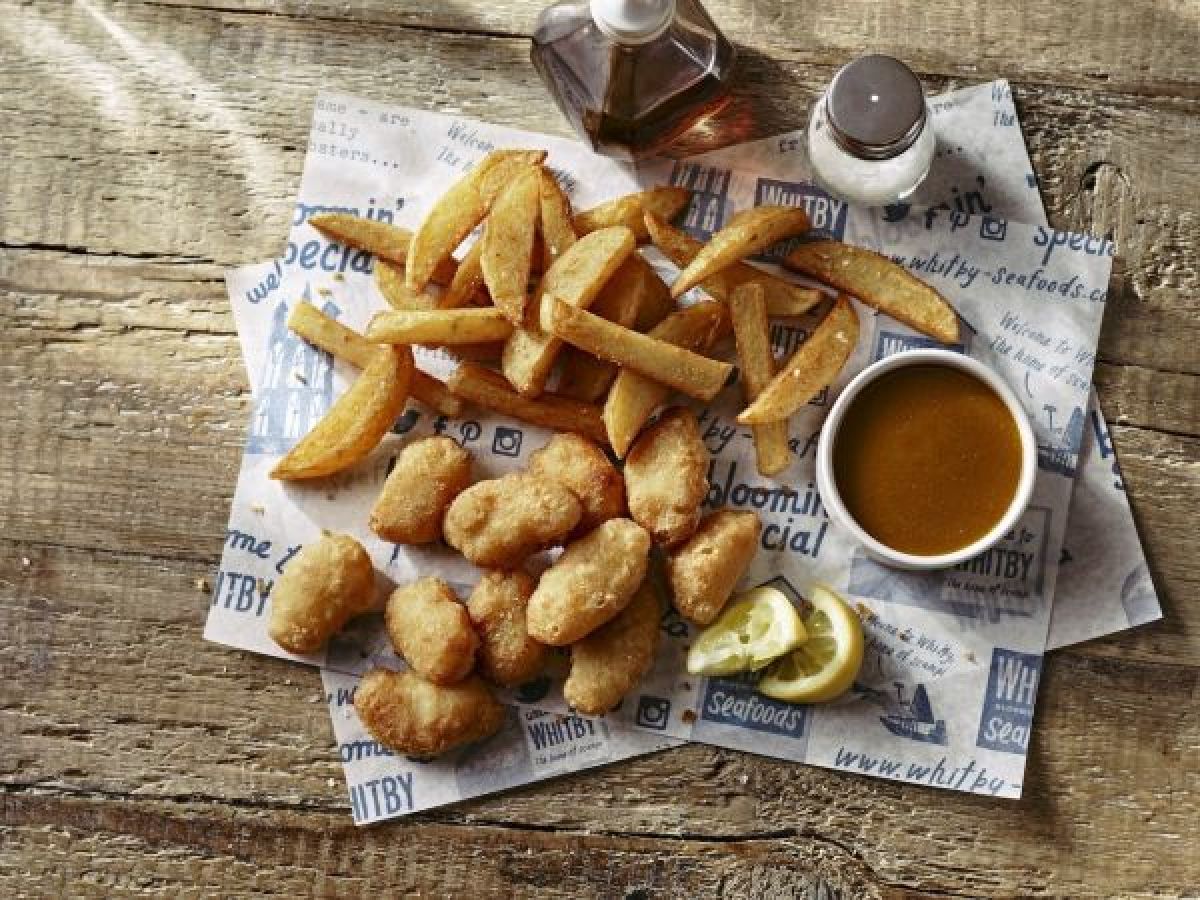 Battered Scampi Chip Shop Curry - Whitby Seafoods - Home of Scampi